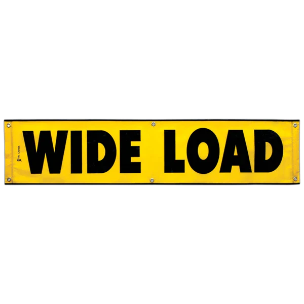 Mesh Wide Load Banner | Durable & Bright Colors - EZ Truck Store