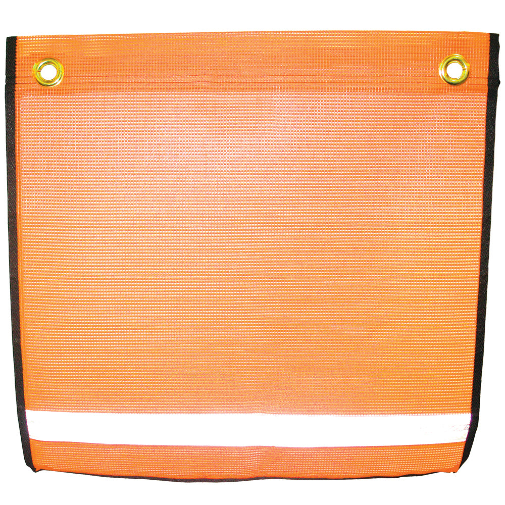 Mesh Flo-Orange Grommet Flag for Highway Safety - EZ Truck Store