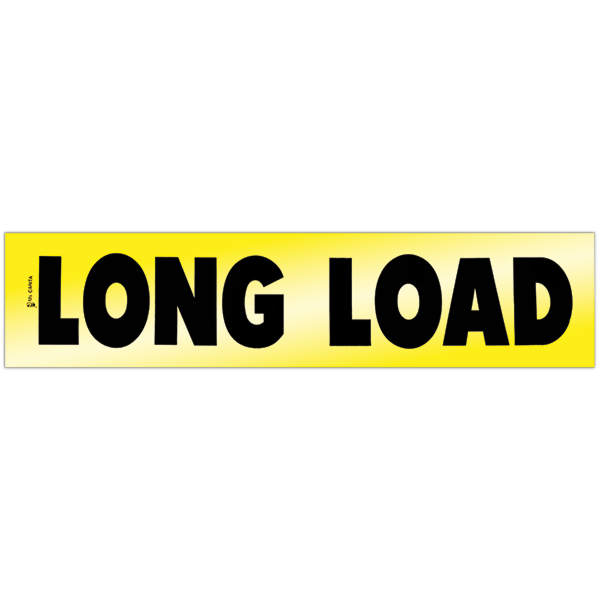 Aluminum Reflective Long Load Sign 18 Inch x 84 Inch – EZ Truck Store