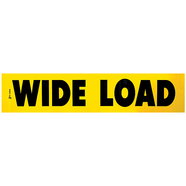 Wide Load Decal 18 Inch x 84 Inch – EZ Truck Store