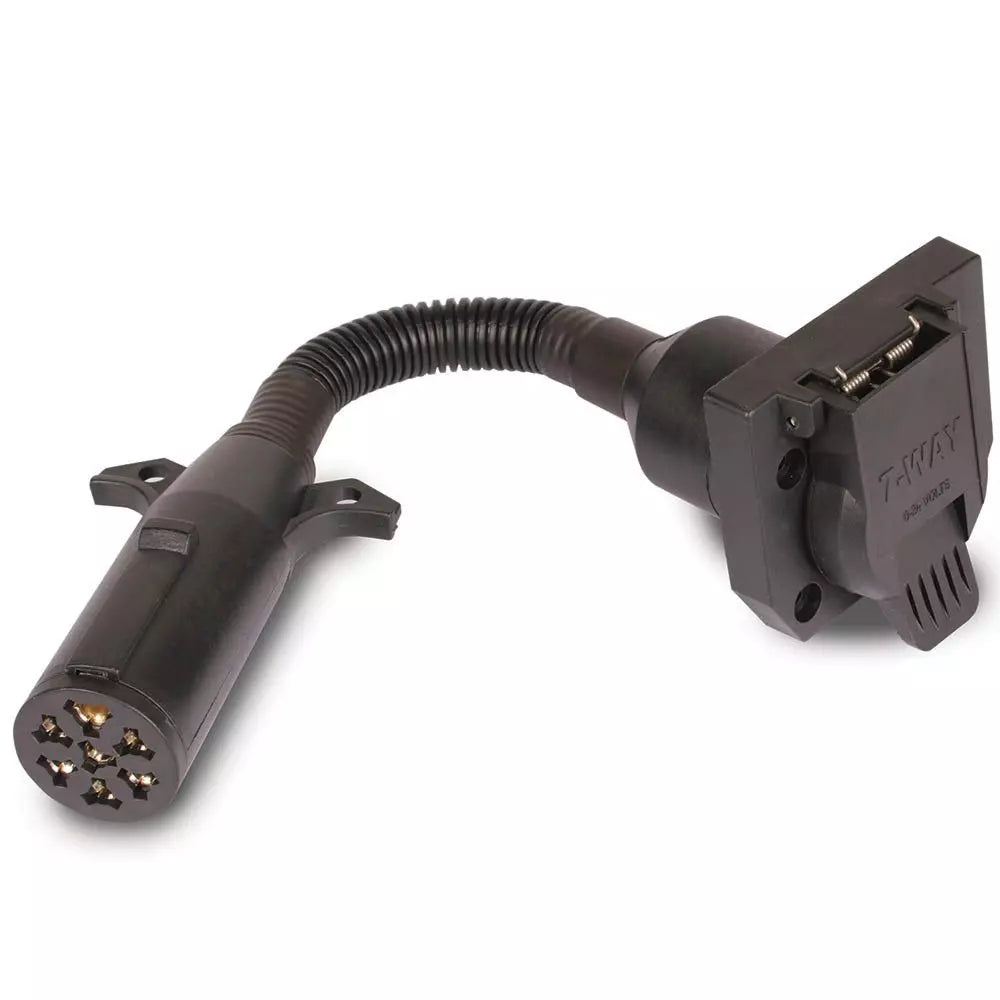 7 Way Pin Plug to 7 Blade Socket, Adapter – EZ Truck Store