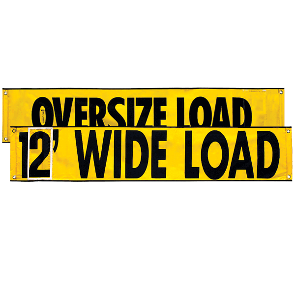 Vinyl Two Sided Wide Load/Oversize Load Banner 18 Inch x 96 Inch – EZ ...