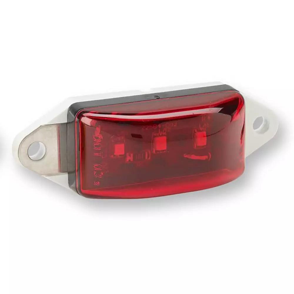 Red LED Clearance/Marker Light with Ear Mount Base - EZ Truck Store