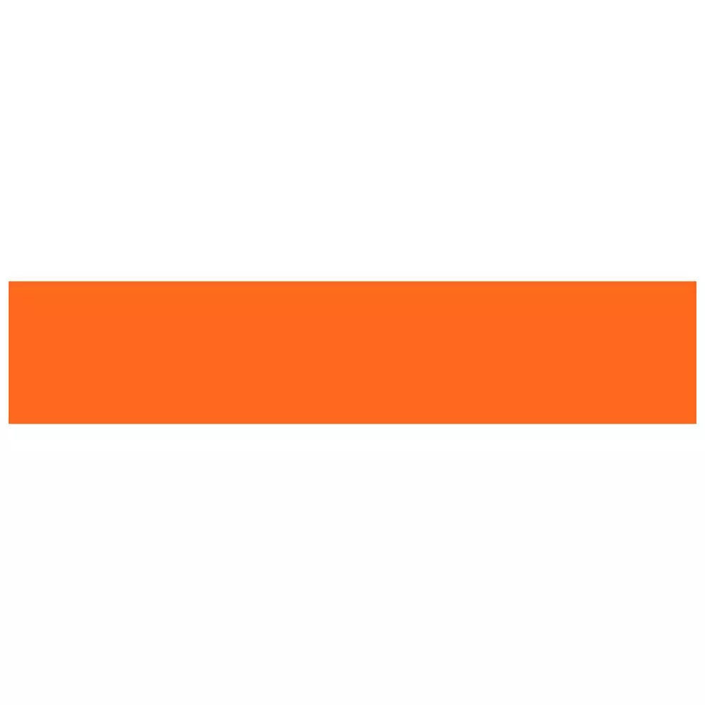 2" x 9" Orange Fluorescent Tape Strip - EZ Truck Store
