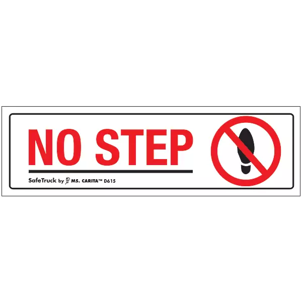 No Step Decal – EZ Truck Store