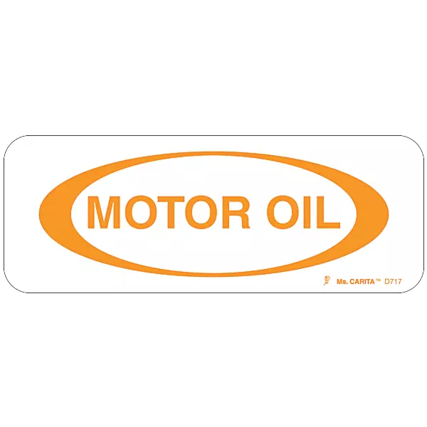 Motor Oil Decal - EZ Truck Store
