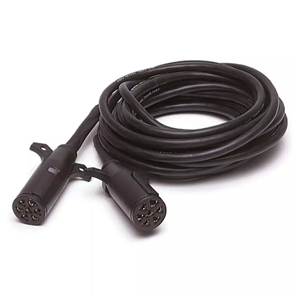 30 Foot Extension Cord w/ 7 Pin Plug End and 7 Pin Plug End - EZ Truck ...
