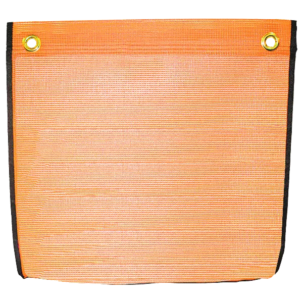 Mesh Flo-Orange Grommet Flag for Highway Safety – EZ Truck Store