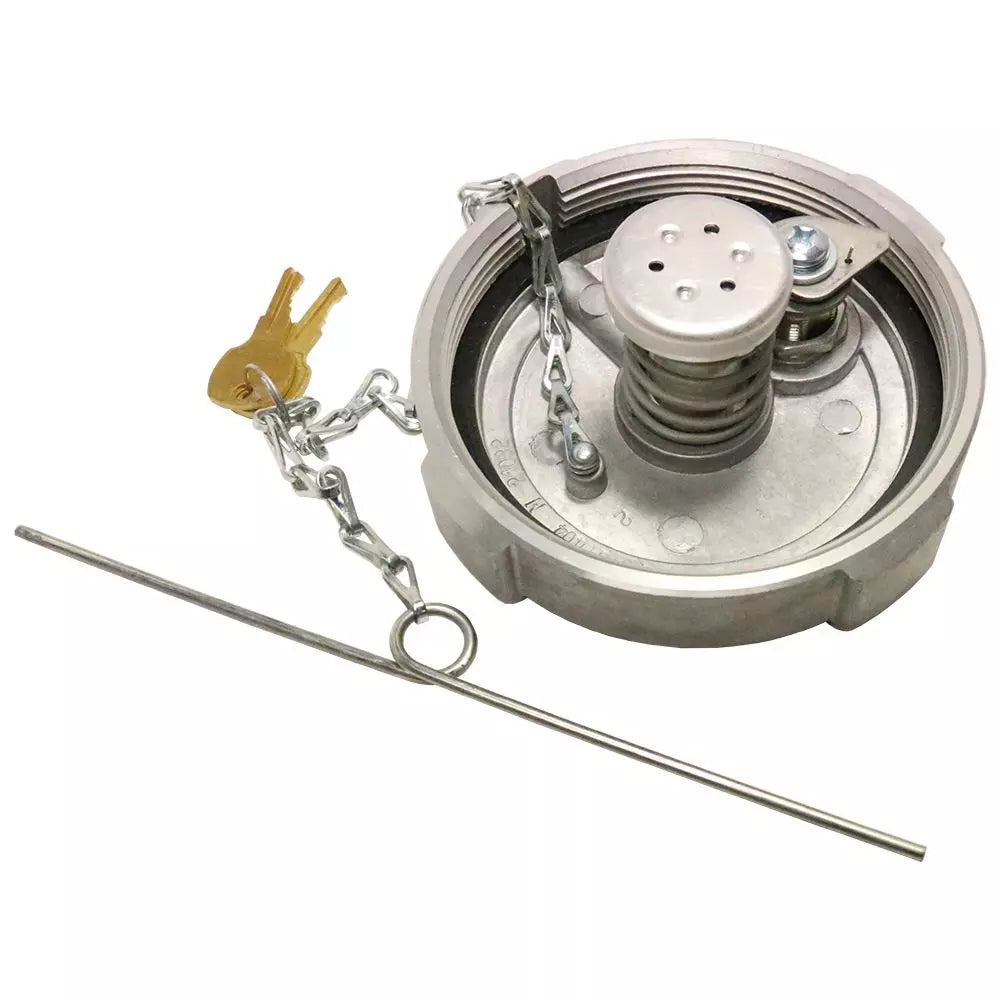 Fuel Caps for 4 Inch Threaded Fuel Tanks - Locking, NPSL, 190°F Therma ...