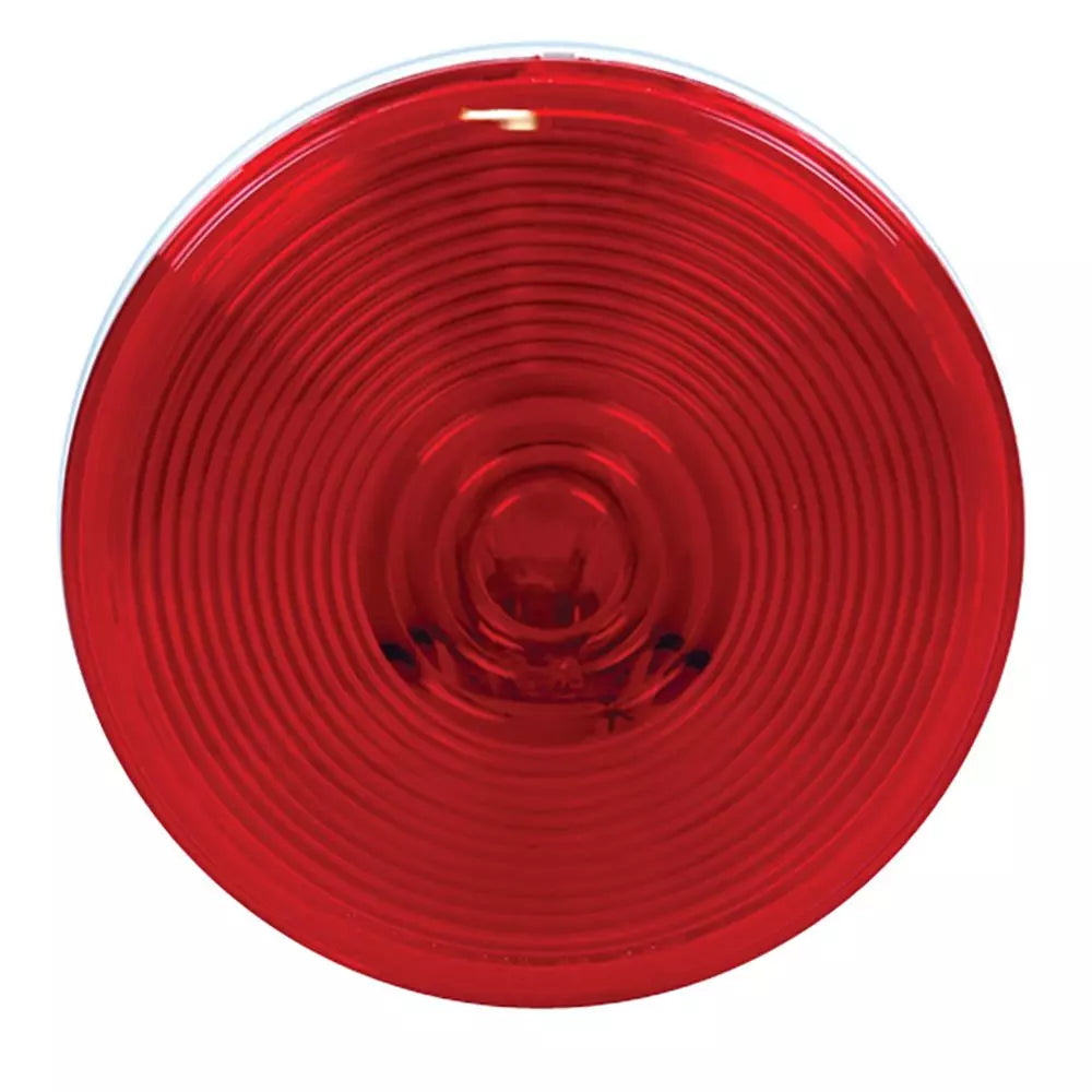 4" Round Red Light, Grommet, Plug - EZ Truck Store