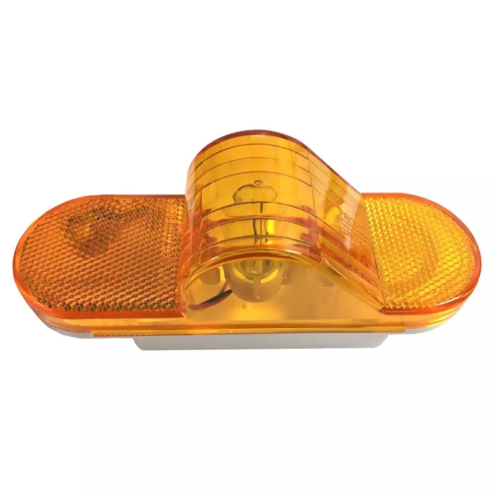 6.5" Oval Amber Side Marker Sealed Turn Signal Lamp Kit - EZ Truck Store