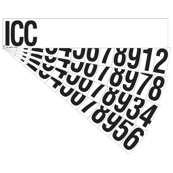 ICC Number Set - EZ Truck Store