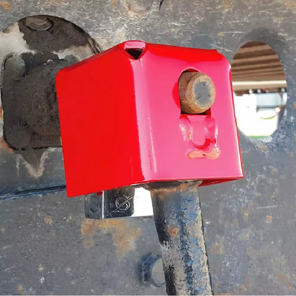 Jackdawg Truck Landing Gear Lock - Jackdawg with Padlock - EZ Truck Store