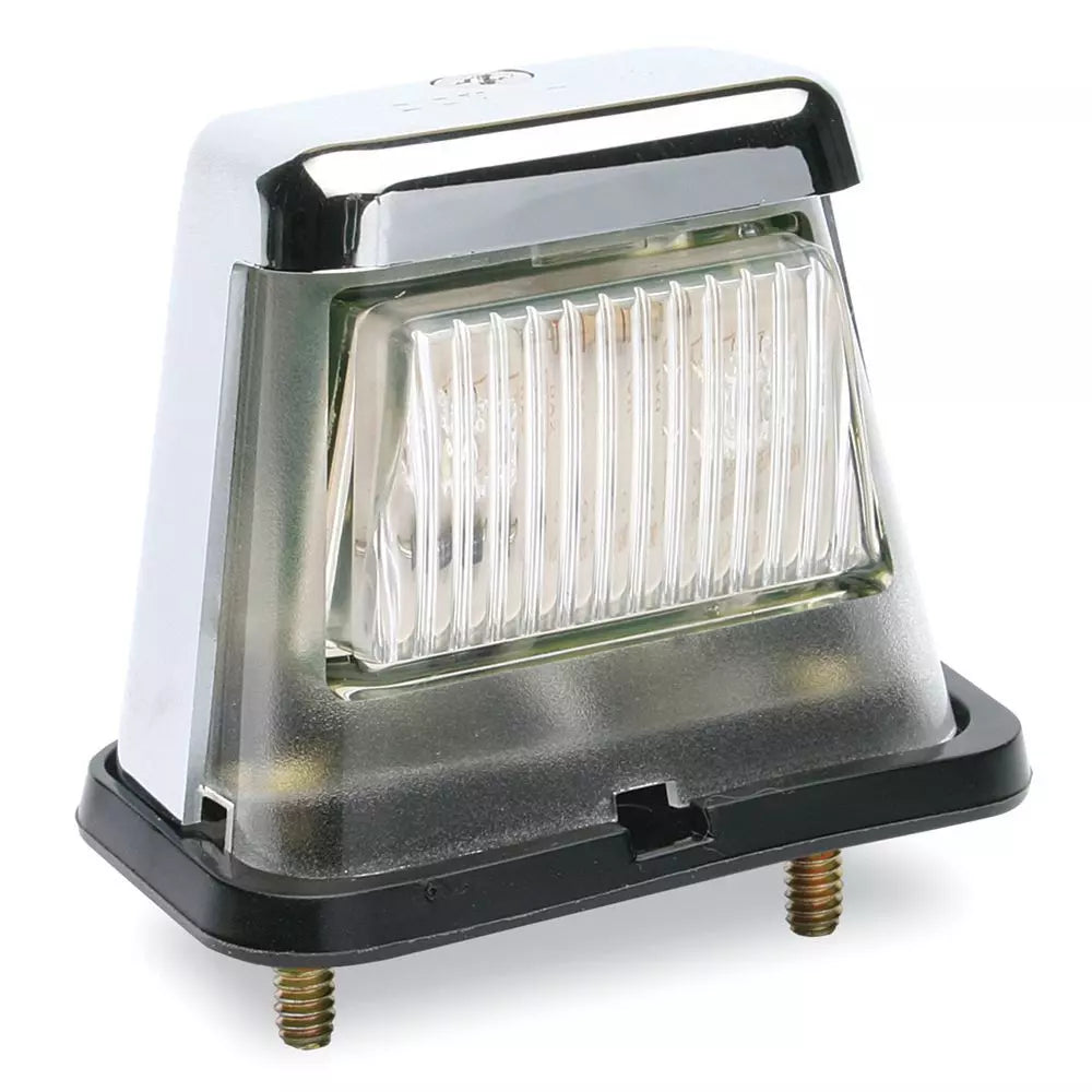 LED License Plate Light, Chrome - EZ Truck Store