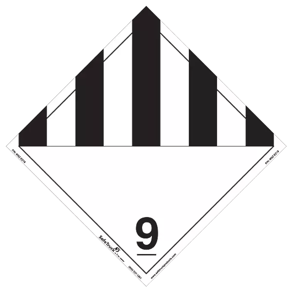 Dangerous Goods 9 Decal – EZ Truck Store