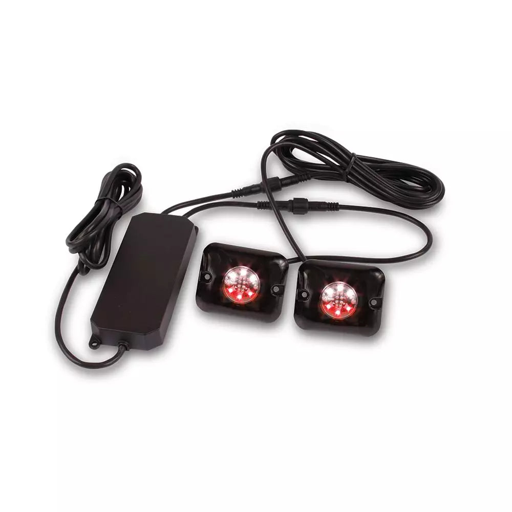 One Pair LED Strobes Red/White Combo - EZ Truck Store